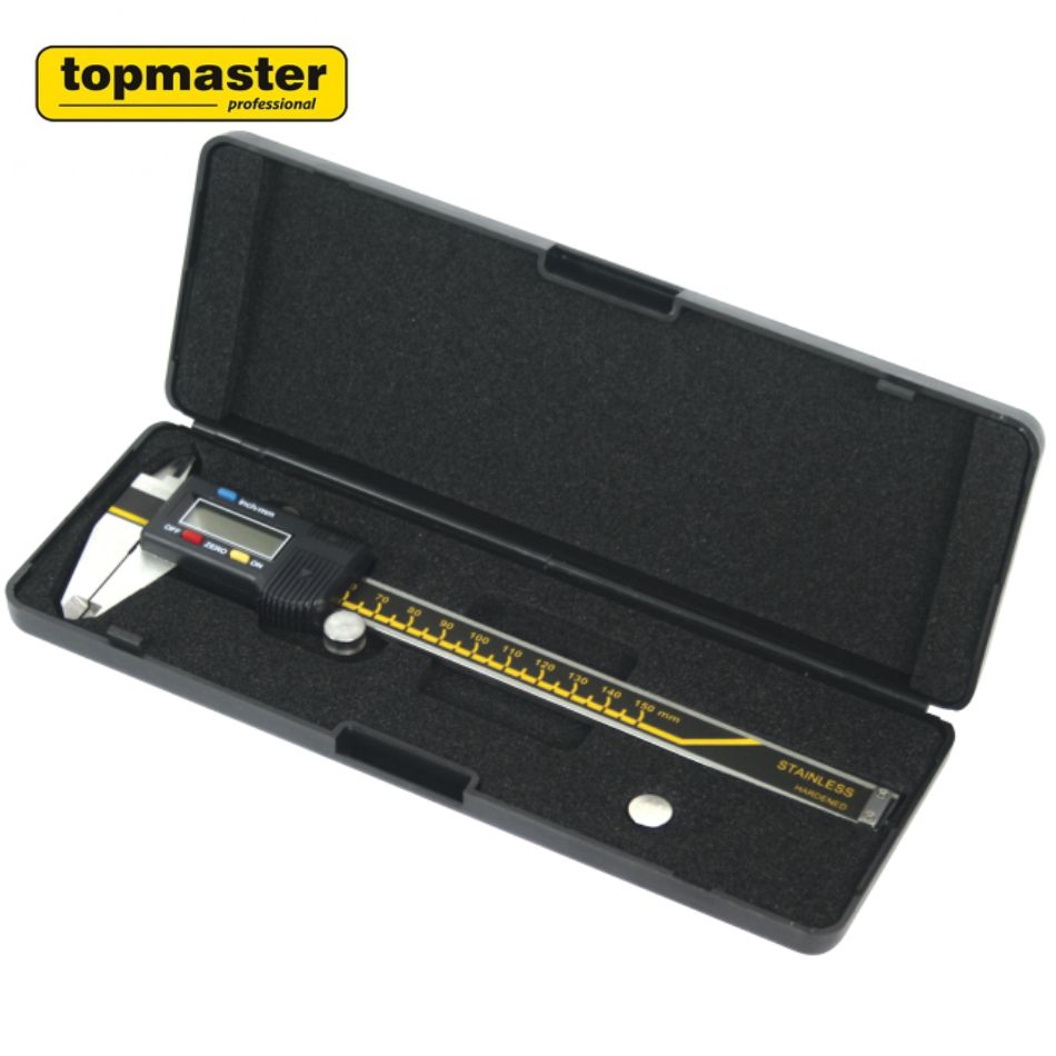 Шублер дигитален Topmaster 150 mm - точност и удобство за вашите измервания - HomeTools.bg